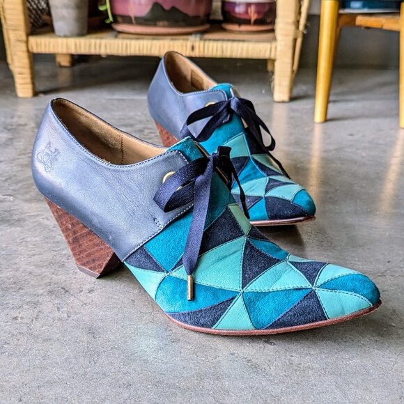 John Fluevog | Shoes | John Fluevog Purpose Scheme Angular Suede Bootie ...